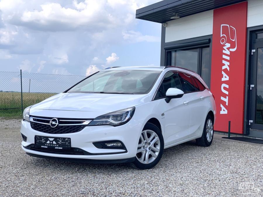 Balts Opel Astra 2019 Kauņa, ar dzinēja tilpumu 1.60 L un nobraukumu 250 tūkst. km par 6999 €, foto 1 vietnē AUTOMOTO.COM.LV