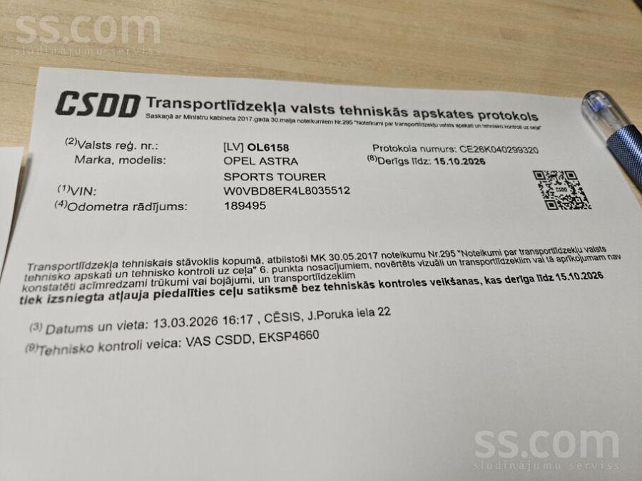 Balts Opel Astra 2020 Cēsis, ar dzinēja tilpumu 1.20 L un nobraukumu 189 tūkst. km par 7000 €, foto 14 vietnē AUTOMOTO.COM.LV