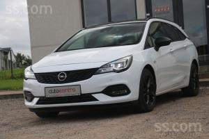 White Opel Astra 2021 in Tukums, with an engine capacity of 1.50 L and mileage of 144 thousand km for 9450 €, photo  on AUTOMOTO.COM.LV