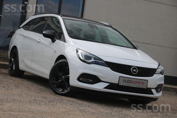 White Opel Astra 2021 in Tukums, with an engine capacity of 1.50 L and mileage of 144 thousand km for 9450 €, photo 2 on AUTOMOTO.COM.LV