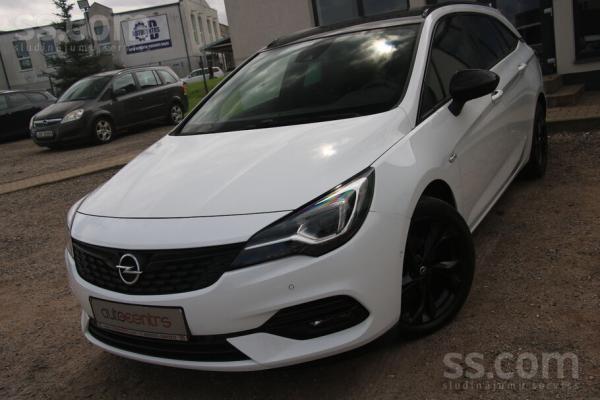 White Opel Astra 2021 in Tukums, with an engine capacity of 1.50 L and mileage of 144 thousand km for 9450 €, photo 4 on AUTOMOTO.COM.LV