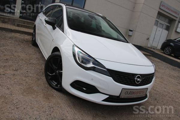 White Opel Astra 2021 in Tukums, with an engine capacity of 1.50 L and mileage of 144 thousand km for 9450 €, photo 5 on AUTOMOTO.COM.LV