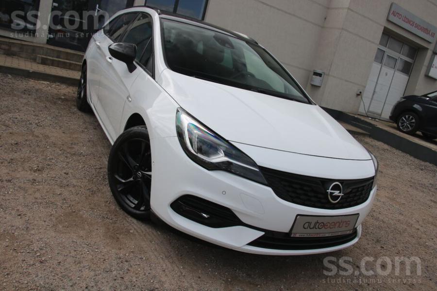 White Opel Astra 2021 in Tukums, with an engine capacity of 1.50 L and mileage of 144 thousand km for 9450 €, photo 6 on AUTOMOTO.COM.LV