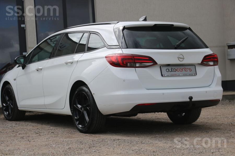 White Opel Astra 2021 in Tukums, with an engine capacity of 1.50 L and mileage of 144 thousand km for 9450 €, photo 7 on AUTOMOTO.COM.LV