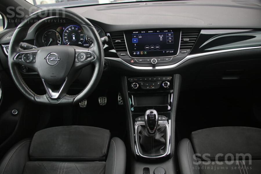 White Opel Astra 2021 in Tukums, with an engine capacity of 1.50 L and mileage of 144 thousand km for 9450 €, photo 16 on AUTOMOTO.COM.LV