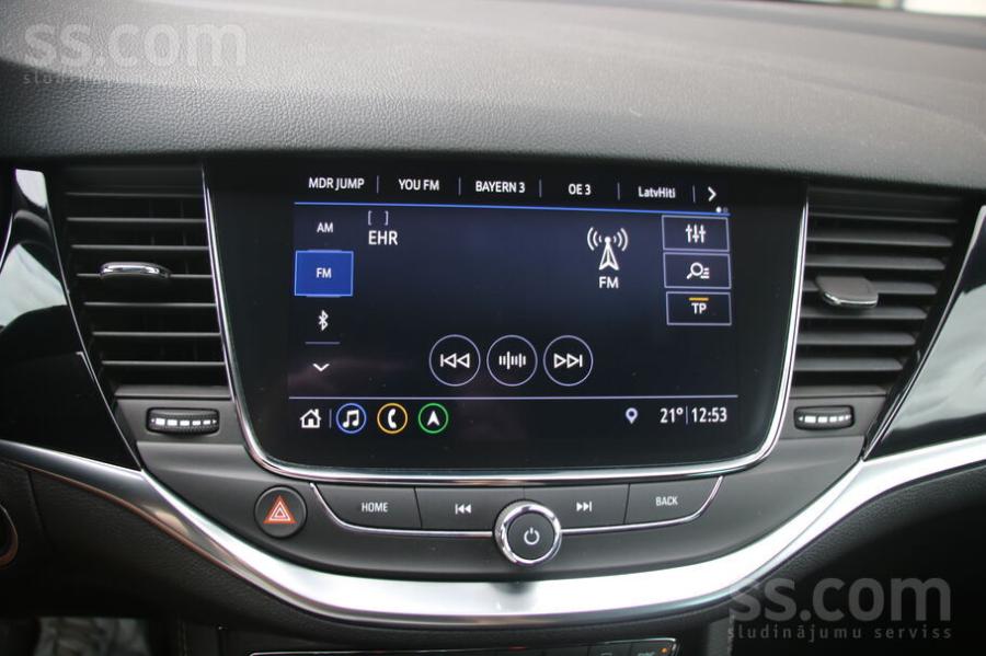 White Opel Astra 2021 in Tukums, with an engine capacity of 1.50 L and mileage of 144 thousand km for 9450 €, photo 23 on AUTOMOTO.COM.LV