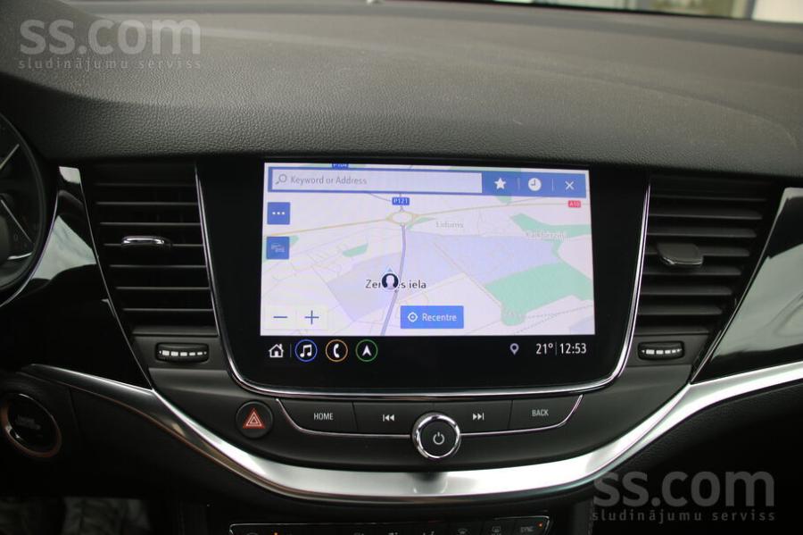 White Opel Astra 2021 in Tukums, with an engine capacity of 1.50 L and mileage of 144 thousand km for 9450 €, photo 26 on AUTOMOTO.COM.LV