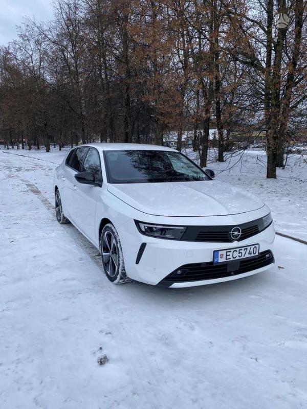 Balts Opel Astra 2024 Viļņa, ar dzinēja tilpumu 1.60 L un nobraukumu 7 tūkst. km par 25900 €, foto 1 vietnē AUTOMOTO.COM.LV
