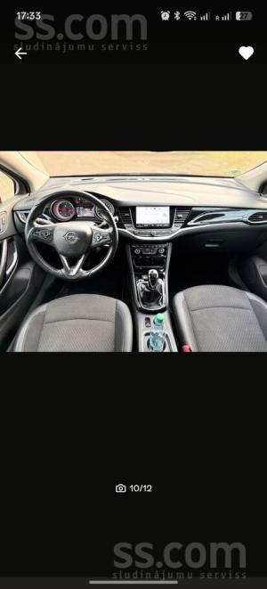 Yellow Opel Astra 2016 in Jurmala, with an engine capacity of 1.60 L and mileage of 110 thousand km for 79000 €, photo 4 on AUTOMOTO.COM.LV