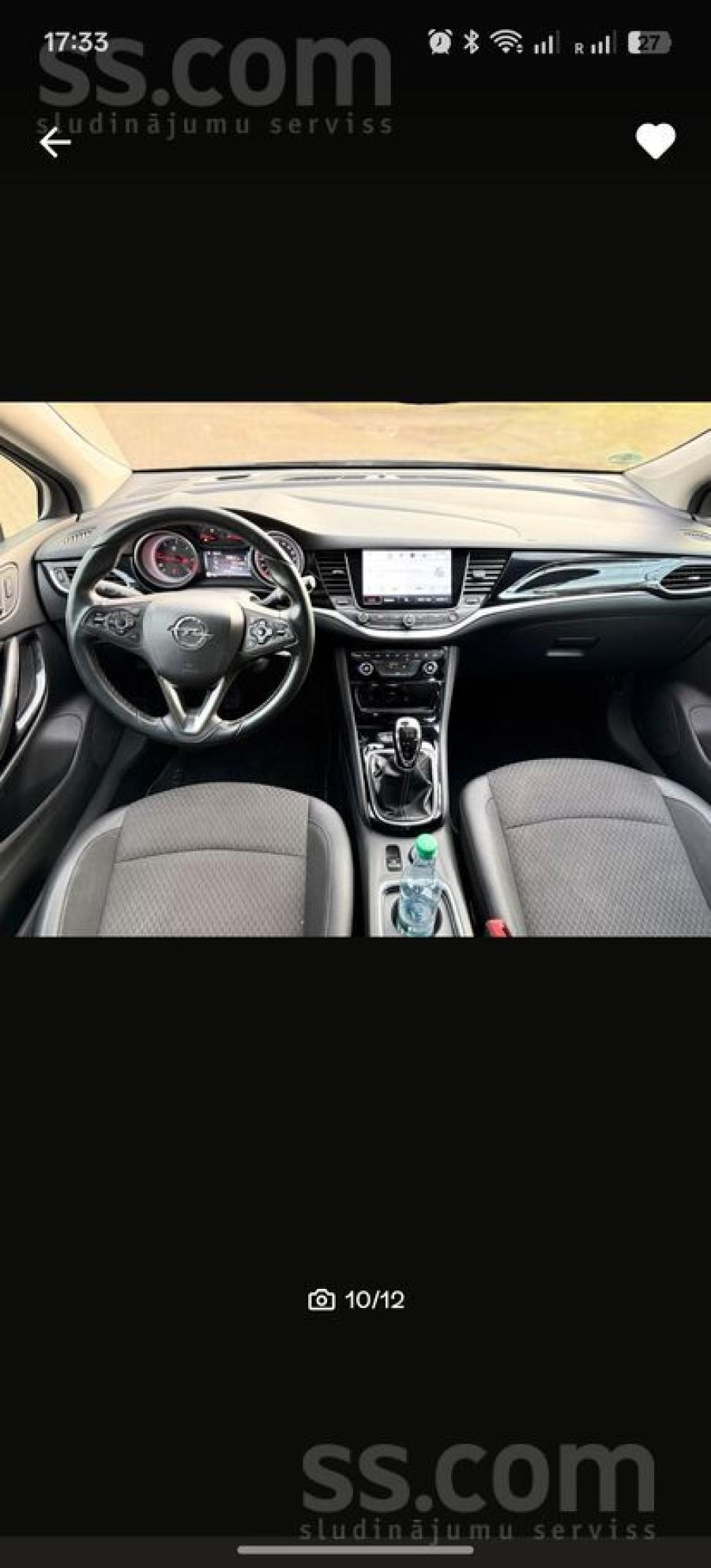 Yellow Opel Astra 2016 in Jurmala, with an engine capacity of 1.60 L and mileage of 110 thousand km for 79000 €, photo 4 on AUTOMOTO.COM.LV