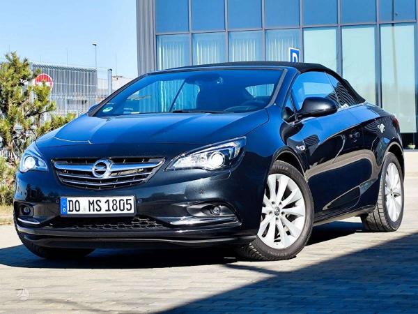Black Opel Cascada 2015 in Siauliai, with an engine capacity of 1.40 L and mileage of 137 thousand km for 7999 €, photo 3 on AUTOMOTO.COM.LV