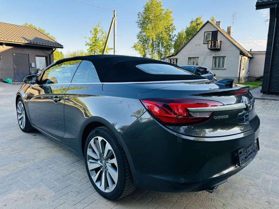 Grey Opel Cascada 2016 in Kaunas, with an engine capacity of 1.60 L and mileage of 220 thousand km for 7750 €, photo 26 on AUTOMOTO.COM.LV