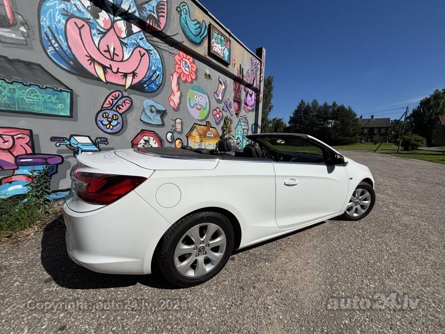 White Opel Cascada 2013 in Tallinn, with an engine capacity of 2.00 L and mileage of 282 thousand km for 7900 €, photo 3 on AUTOMOTO.COM.LV