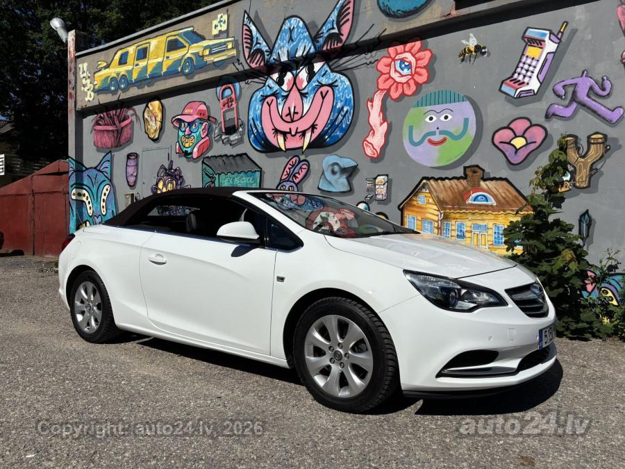 White Opel Cascada 2013 in Tallinn, with an engine capacity of 2.00 L and mileage of 282 thousand km for 7900 €, photo 9 on AUTOMOTO.COM.LV