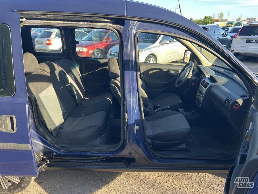 Blue Opel Combo 2006 in Siauliai, with an engine capacity of 1.70 L and mileage of 288 thousand km for 949 €, photo 20 on AUTOMOTO.COM.LV