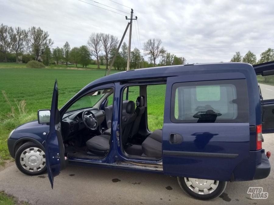 Blue Opel Combo 2010 in Vilkaviskis, with an engine capacity of 1.20 L and mileage of 263 thousand km for 1950 €, photo 6 on AUTOMOTO.COM.LV