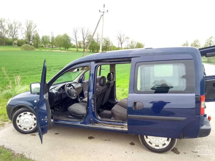 Blue Opel Combo 2010 in Vilkaviskis, with an engine capacity of 1.20 L and mileage of 263 thousand km for 1950 €, photo 17 on AUTOMOTO.COM.LV