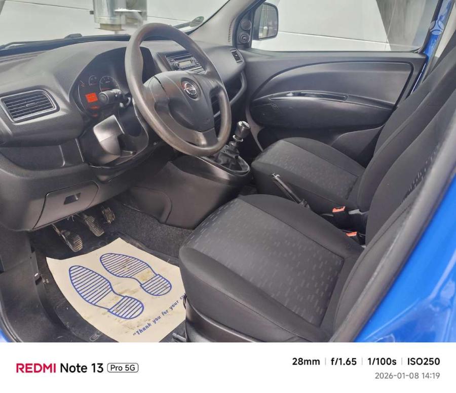 Zils Opel Combo 2016 Kauņa, ar dzinēja tilpumu 1.60 L un nobraukumu 123 tūkst. km par 5950 €, foto 17 vietnē AUTOMOTO.COM.LV
