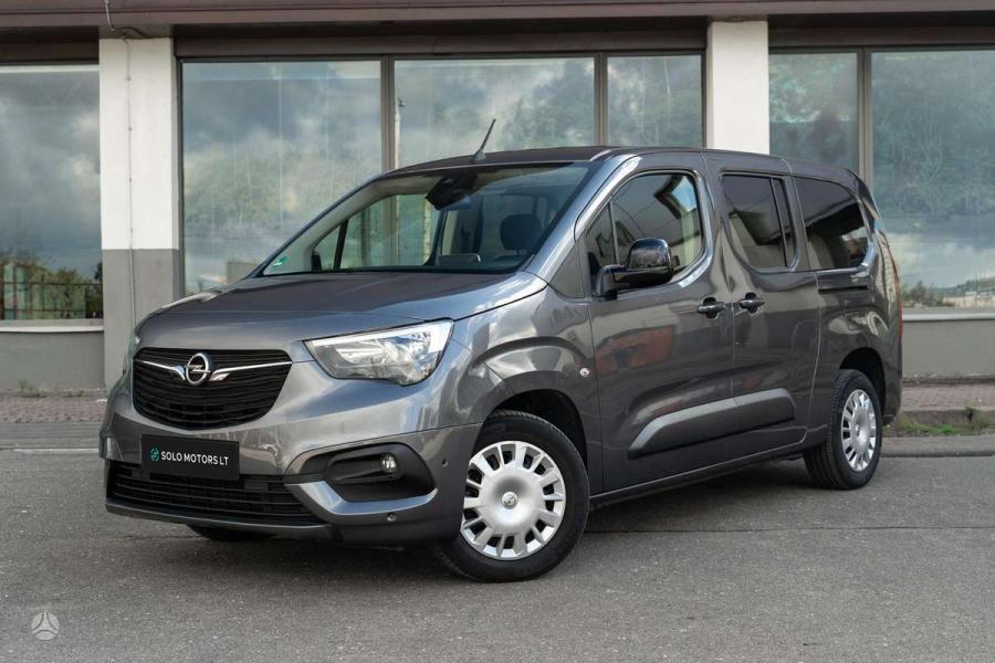 Grey Opel Combo 2022 in Vilnius, with an engine capacity of 1.20 L and mileage of 78 thousand km for 16450 €, photo 1 on AUTOMOTO.COM.LV