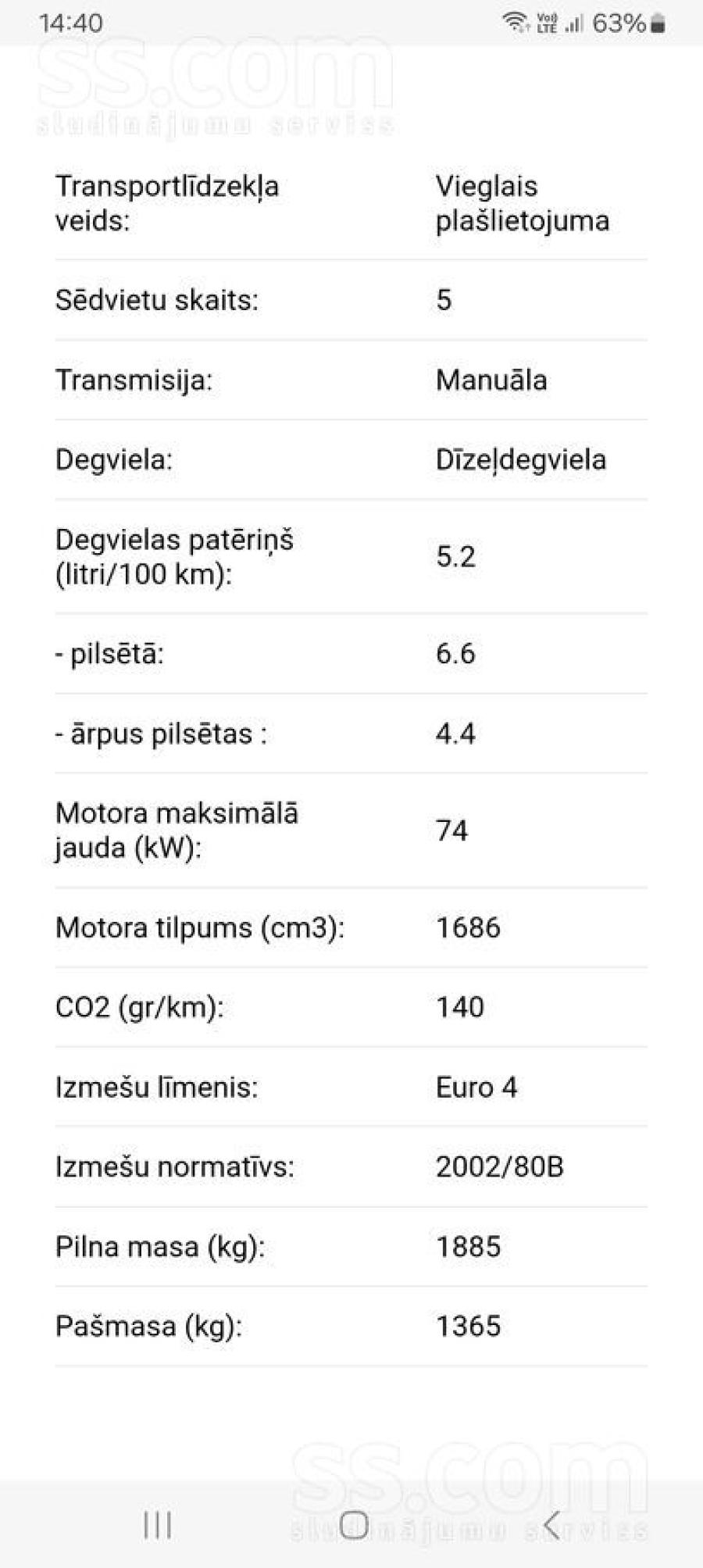 Opel Combo 2004 Jelgava, ar dzinēja tilpumu 1.70 L un nobraukumu 305 tūkst. km par 1950 €, foto 3 vietnē AUTOMOTO.COM.LV