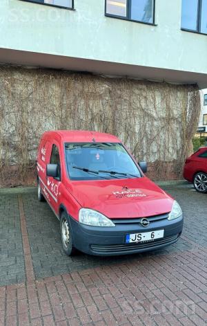Red Opel Combo 2004 in Riga, with an engine capacity of 1.70 L and mileage of 212 thousand km for 1350 €, photo  on AUTOMOTO.COM.LV