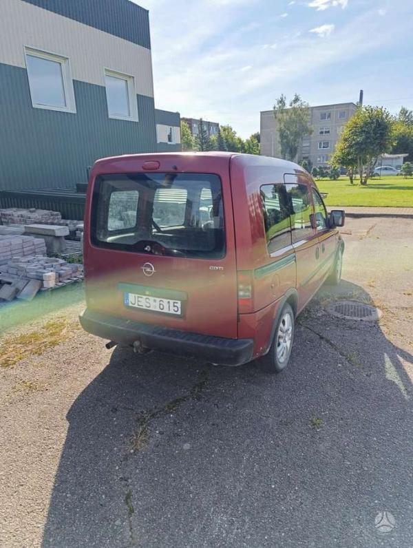 Red Opel Combo 2006 in Plunge, with an engine capacity of 1.25 L and mileage of 0 thousand km for 650 €, photo 6 on AUTOMOTO.COM.LV