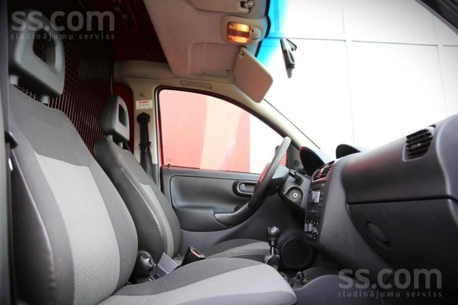 Red Opel Combo 2011 in Riga, with an engine capacity of 1.20 L and mileage of 128 thousand km for 2795 €, photo 11 on AUTOMOTO.COM.LV