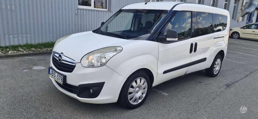 Balts Opel Combo 2015 Kauņa, ar dzinēja tilpumu 1.60 L un nobraukumu 380 tūkst. km par 3500 €, foto 3 vietnē AUTOMOTO.COM.LV