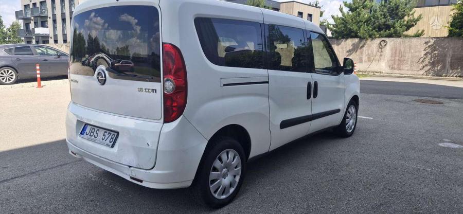 Balts Opel Combo 2015 Kauņa, ar dzinēja tilpumu 1.60 L un nobraukumu 380 tūkst. km par 3500 €, foto 7 vietnē AUTOMOTO.COM.LV