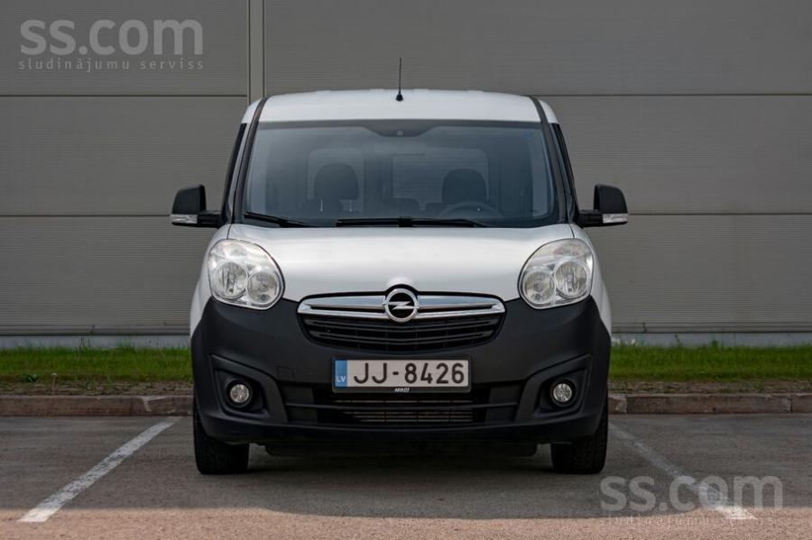 White Opel Combo 2013 in Riga, with an engine capacity of 1.20 L and mileage of 0 thousand km for 5990 €, photo 2 on AUTOMOTO.COM.LV