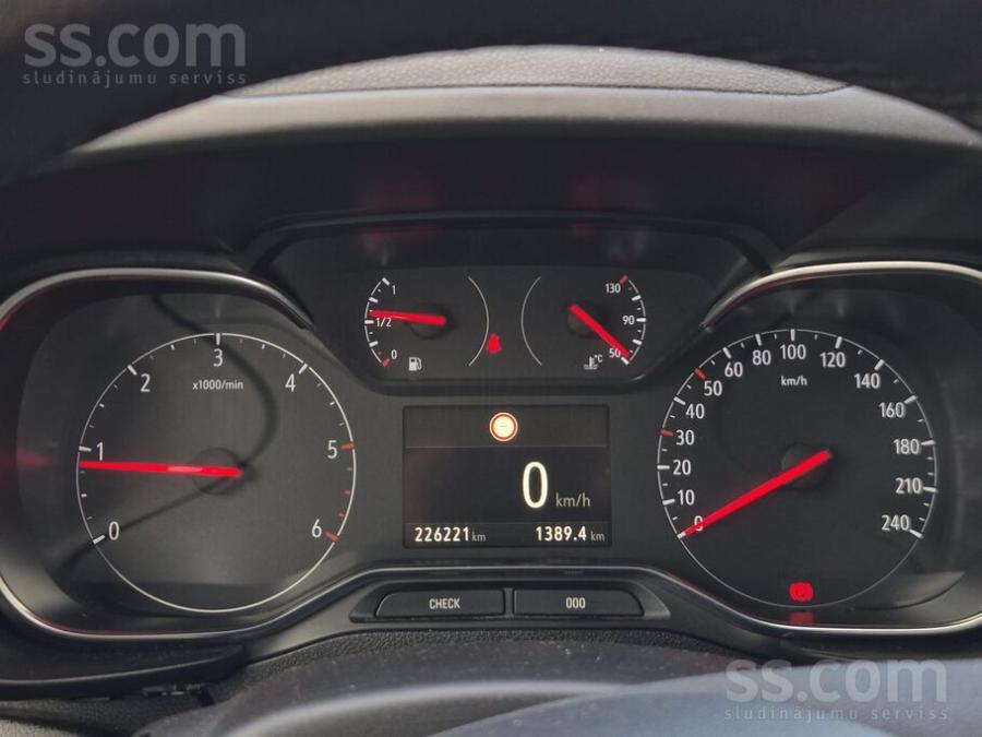 White Opel Combo 2015 in Riga, with an engine capacity of 1.50 L and mileage of 226 thousand km for 8190 €, photo 16 on AUTOMOTO.COM.LV