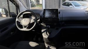 White Opel Combo 2021 in Riga, with an engine capacity of 1.50 L and mileage of 192 thousand km for 8350 €, photo 13 on AUTOMOTO.COM.LV