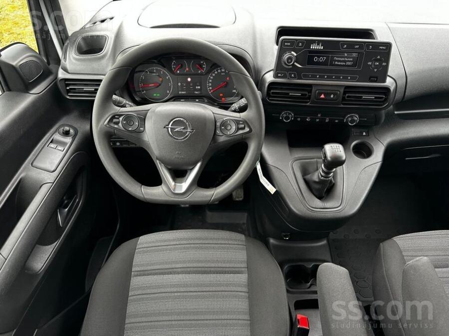 Balts Opel Combo 2023 Rīga, ar dzinēja tilpumu 1.50 L un nobraukumu 14 tūkst. km par 15500 €, foto 12 vietnē AUTOMOTO.COM.LV