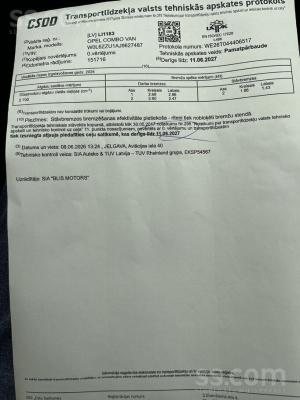 Balts Opel Combo 2017 Jelgava, ar dzinēja tilpumu 1.30 L un nobraukumu 152 tūkst. km par 4990 €, foto 14 vietnē AUTOMOTO.COM.LV