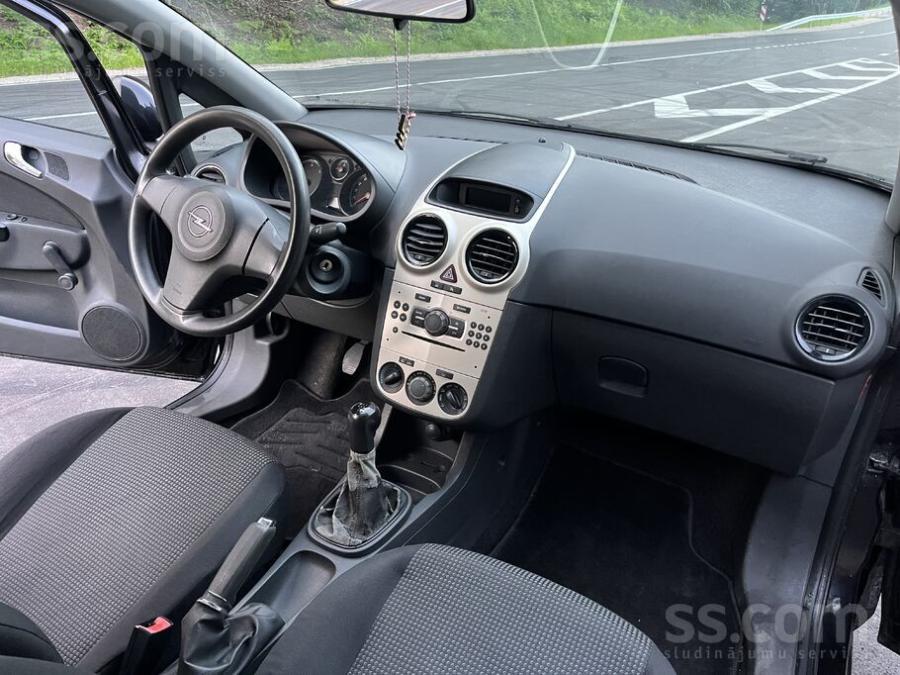 Melns Opel Corsa 2007 Rīga, ar dzinēja tilpumu 1.30 L un nobraukumu 167 tūkst. km par 1900 €, foto 17 vietnē AUTOMOTO.COM.LV