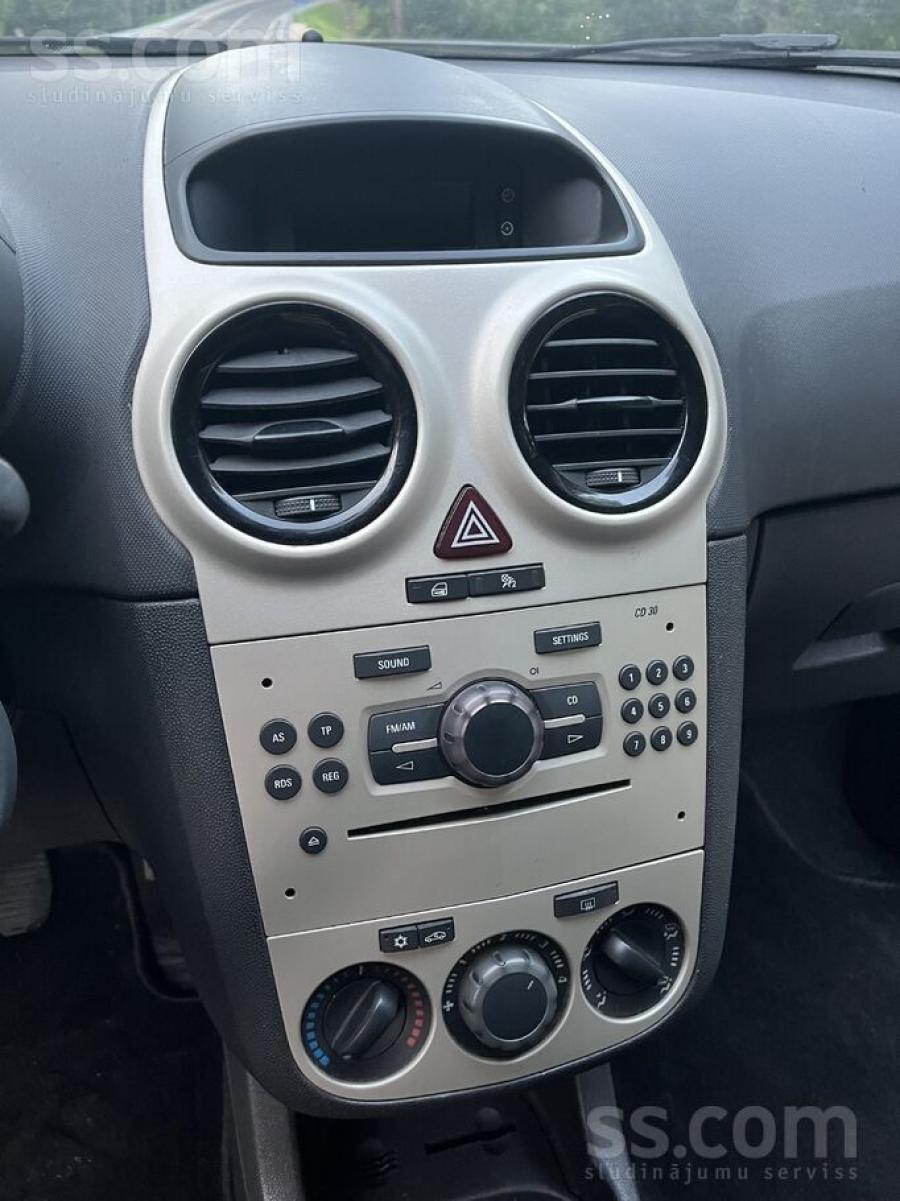 Melns Opel Corsa 2007 Rīga, ar dzinēja tilpumu 1.30 L un nobraukumu 167 tūkst. km par 1900 €, foto 18 vietnē AUTOMOTO.COM.LV