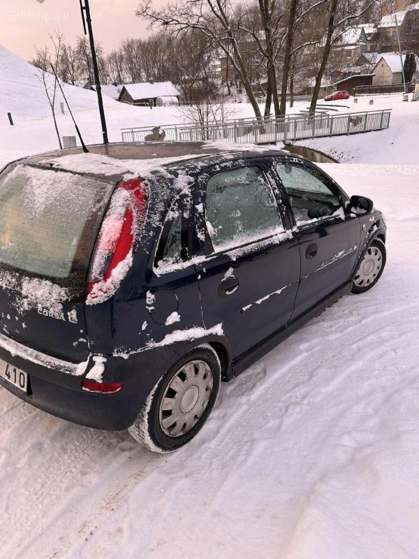 Melns Opel Corsa 2001 Ukmergė, ar dzinēja tilpumu 1.20 L un nobraukumu 179 tūkst. km par 700 €, foto 4 vietnē AUTOMOTO.COM.LV