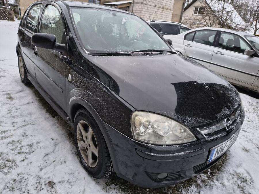 Черный Опель Корса 2005 в Валмиера, объемом двигателя 1.30 л и пробегом 225 тыс. км за 1800 €, фото 13 на AUTOMOTO.COM.LV