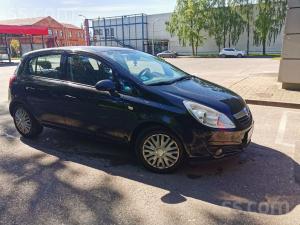 Black Opel Corsa 2007 in Liepaja, with an engine capacity of 1.20 L and mileage of 189 thousand km for 2700 €, photo 1 on AUTOMOTO.COM.LV