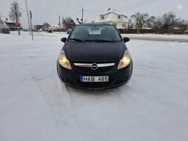 Melns Opel Corsa 2007 Šauļi, ar dzinēja tilpumu 1.25 L un nobraukumu 282 tūkst. km par 1150 €, foto 2 vietnē AUTOMOTO.COM.LV