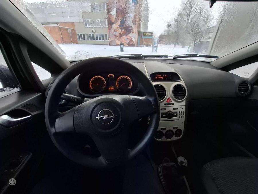 Melns Opel Corsa 2007 Šauļi, ar dzinēja tilpumu 1.25 L un nobraukumu 282 tūkst. km par 1150 €, foto 6 vietnē AUTOMOTO.COM.LV