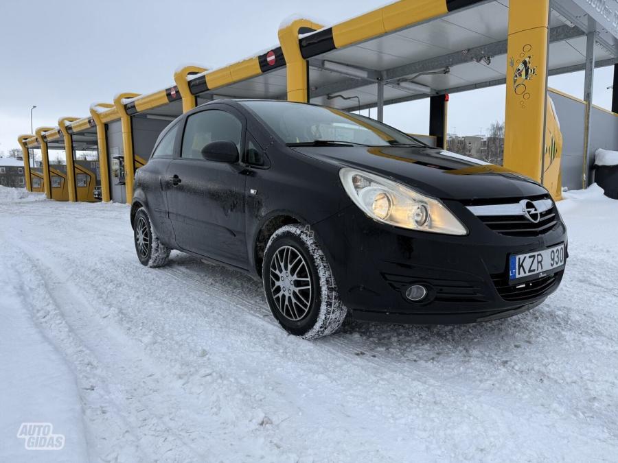 Black Opel Corsa 2007 in Radviliskis, with an engine capacity of 1.20 L and mileage of 296 thousand km for 1250 €, photo 3 on AUTOMOTO.COM.LV
