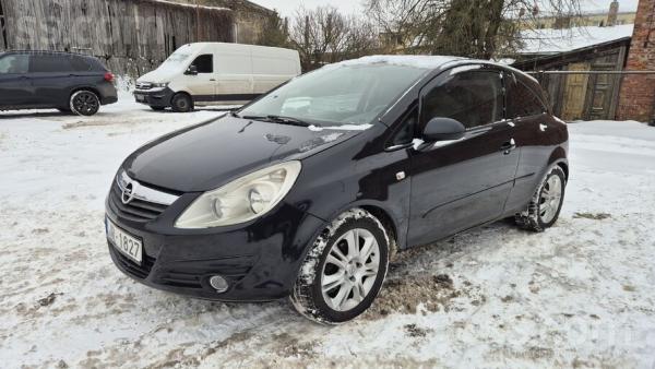 Melns Opel Corsa 2007 Liepāja, ar dzinēja tilpumu 1.40 L un nobraukumu 322 tūkst. km par 950 €, foto 1 vietnē AUTOMOTO.COM.LV