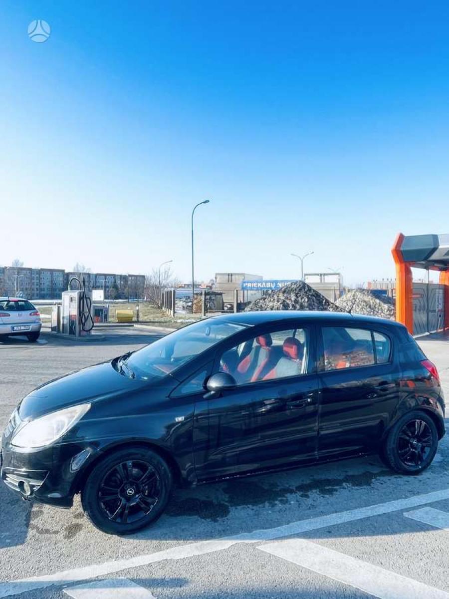 Melns Opel Corsa 2007 Panevēža, ar dzinēja tilpumu 1.23 L un nobraukumu 166 tūkst. km par 800 €, foto 6 vietnē AUTOMOTO.COM.LV