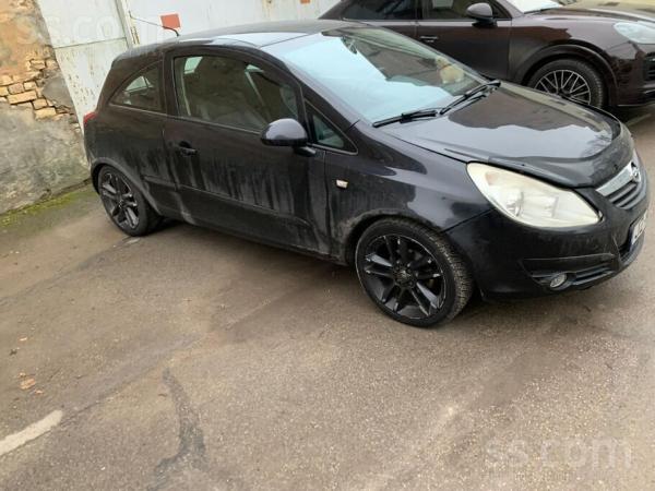 Melns Opel Corsa 2007 Rīga, ar dzinēja tilpumu 1.40 L un nobraukumu 209 tūkst. km par 400 €, foto 4 vietnē AUTOMOTO.COM.LV