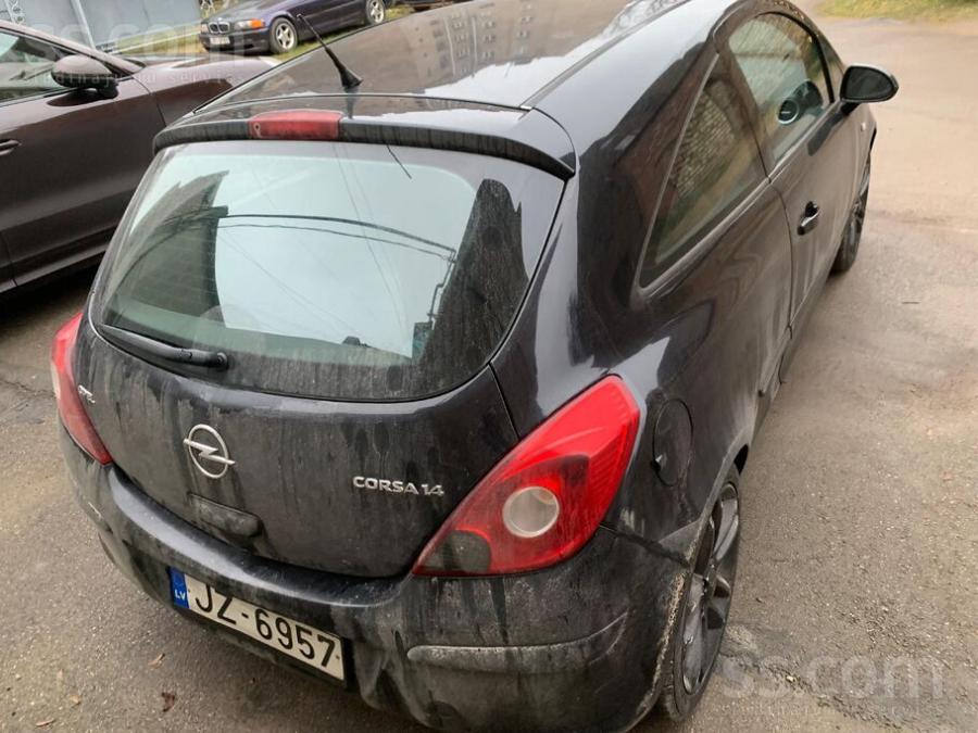 Melns Opel Corsa 2007 Rīga, ar dzinēja tilpumu 1.40 L un nobraukumu 209 tūkst. km par 400 €, foto 8 vietnē AUTOMOTO.COM.LV