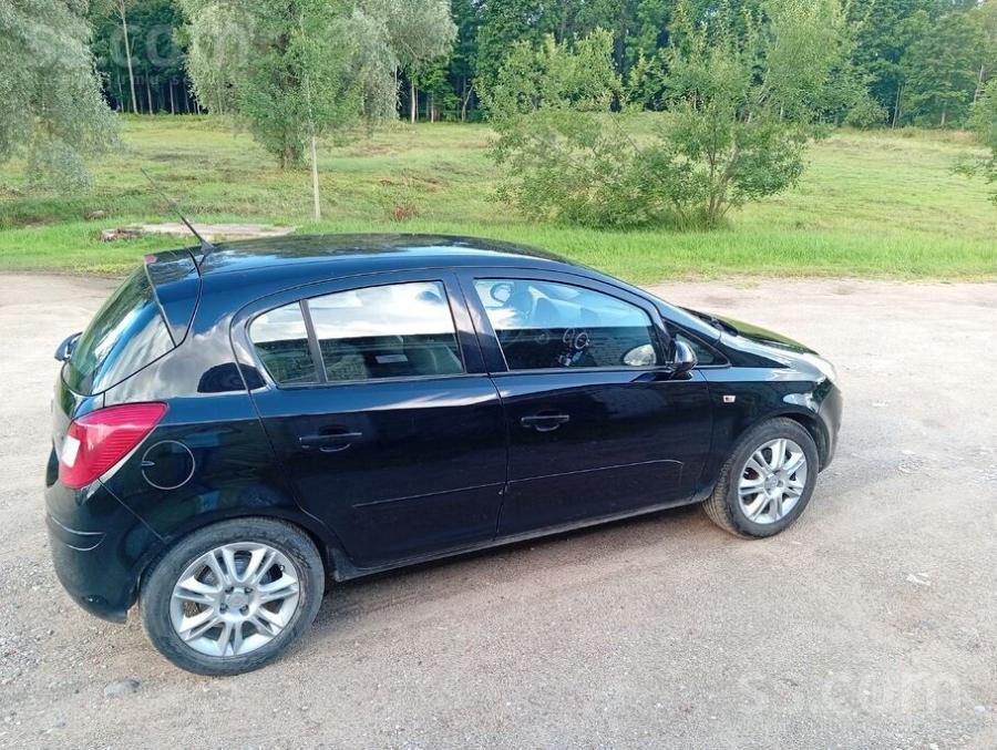 Melns Opel Corsa 2007 Cēsis, ar dzinēja tilpumu 1.30 L un nobraukumu 261 tūkst. km par 1350 €, foto 7 vietnē AUTOMOTO.COM.LV