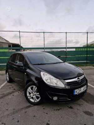 Melns Opel Corsa 2008 Klaipėda, ar dzinēja tilpumu 1.25 L un nobraukumu 233 tūkst. km par 1640 €, foto  vietnē AUTOMOTO.COM.LV