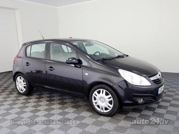 Black Opel Corsa 2008 in Tallinn, with an engine capacity of 1.20 L and mileage of 192 thousand km for 1499 €, photo 1 on AUTOMOTO.COM.LV