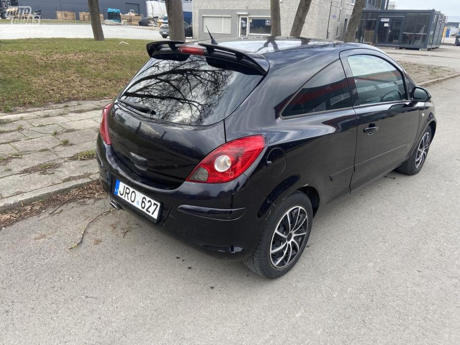 Melns Opel Corsa 2008 Klaipėda, ar dzinēja tilpumu 1.30 L un nobraukumu 230 tūkst. km par 599 €, foto 1 vietnē AUTOMOTO.COM.LV
